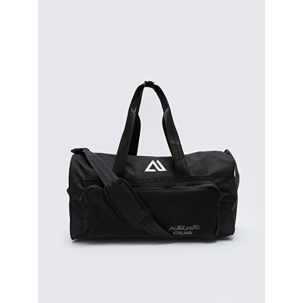 Yazı Baskılı Erkek Spor Çantası