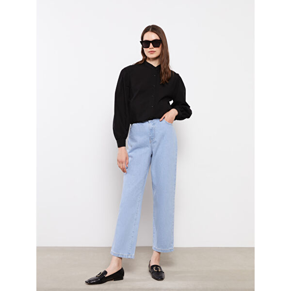 MODEST Rahat Kalıp Düz Kadın Rodeo Jean Pantolon