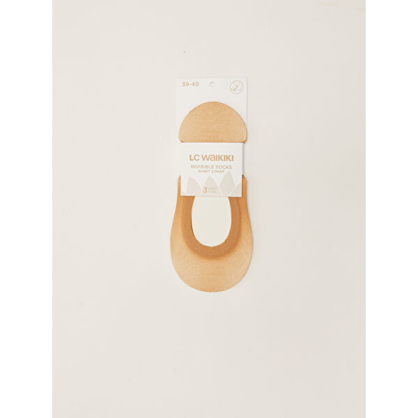 LCW DREAM Düz Kadın Babet Çorap 3'lü Paket