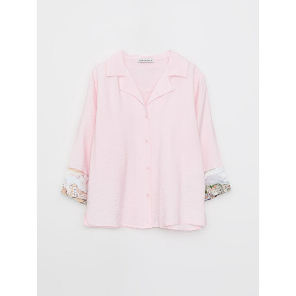 LCW LIMITED Önden Düğme Kapamalı Desenli Kadın Gömlek