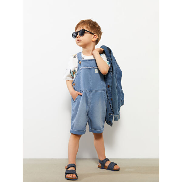 Basic Erkek Bebek Jean Salopet