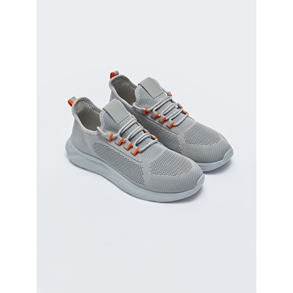 Bağcıklı File Detaylı Erkek Spor Ayakkabı