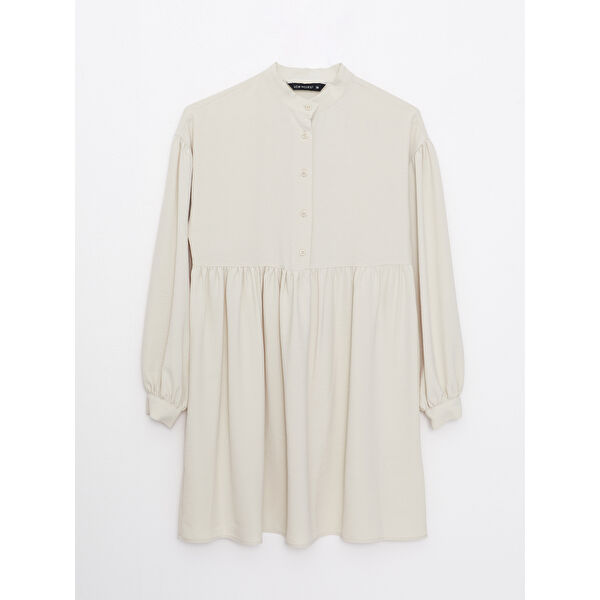 MODEST Hakim Yaka Düz Uzun Kollu Kadın Tunik