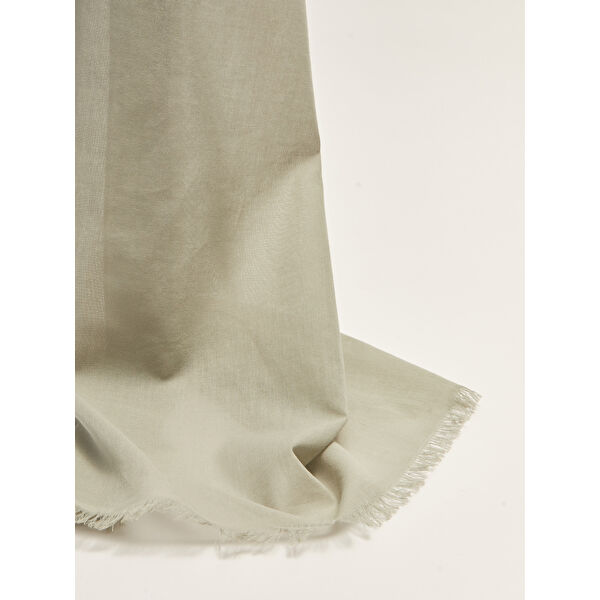 Püskül Detaylı Kadın Pamuklu Şal