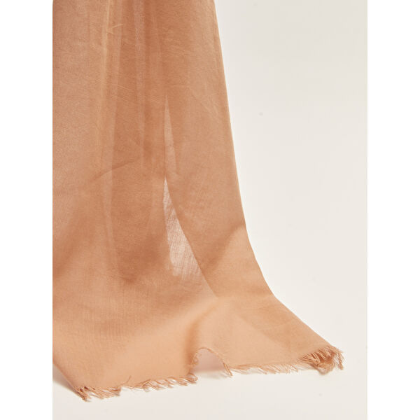 Püskül Detaylı Kadın Pamuklu Şal