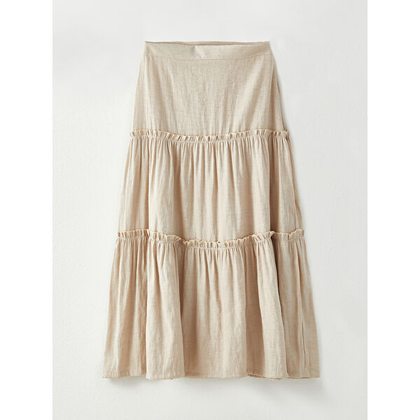 Düz Poplin Kadın Etek