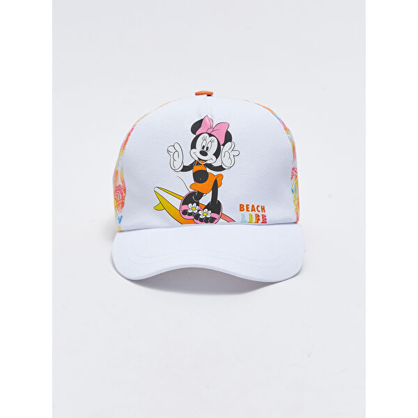 Minnie Mouse Lisanslı Kız Çocuk Kep Şapka