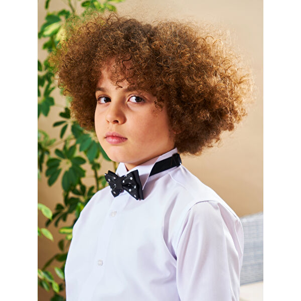 Chaton Dor Puantiyeli Erkek Çocuk Papyon