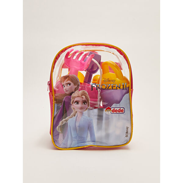 Kız Çocuk Frozen Lisanslı Çantalı Plaj Oyuncak Seti