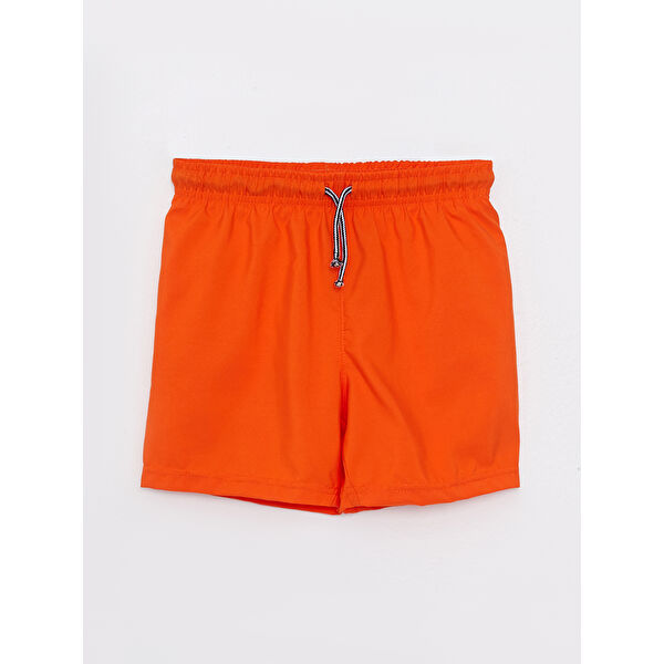 Beli Lastikli Baskılı Erkek Çocuk Deniz Şortu