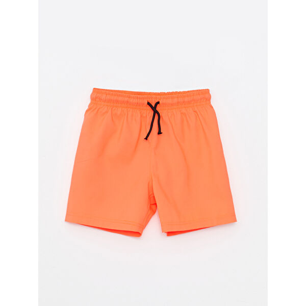 Beli Lastikli Basic Erkek Çocuk Deniz Şortu