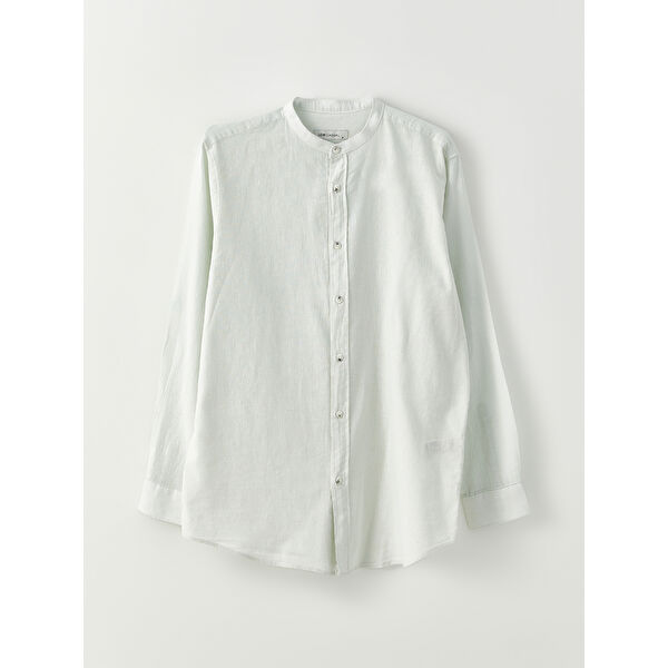 Regular Fit Hakim Yaka Uzun Kollu Erkek Gömlek