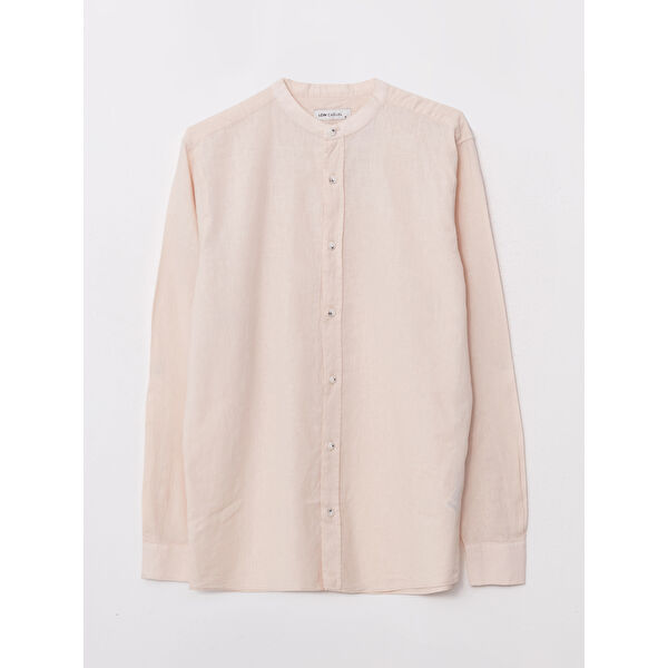 Regular Fit Hakim Yaka Uzun Kollu Erkek Gömlek