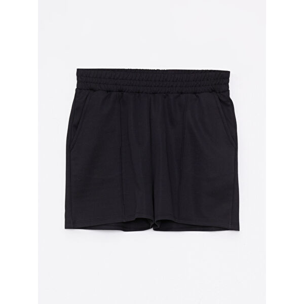 Beli Lastikli Düz Cep Detaylı Kadın Outdoor Şort