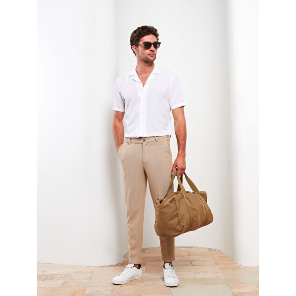 Slim Fit Örme Erkek Pantolon