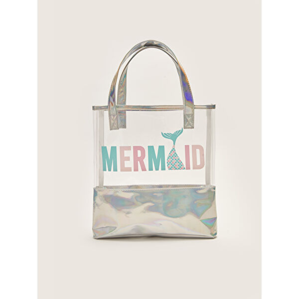 Parlak Baskılı Kız Çocuk Kol Çantası