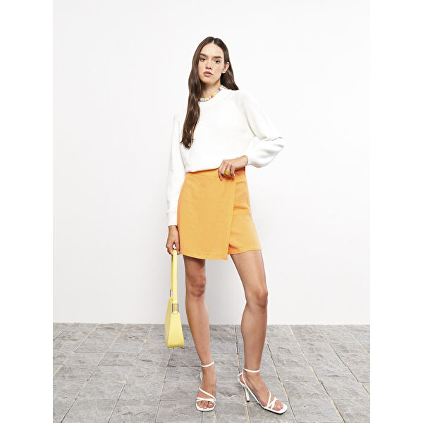 Düz Kadın Şort Etek