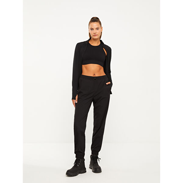 Beli Lastikli Reflektör Baskılı Outdoor Kadın Eşofman Altı Beli Lastikli Reflektör Baskılı Outdoor Kadın Eşofman Altı