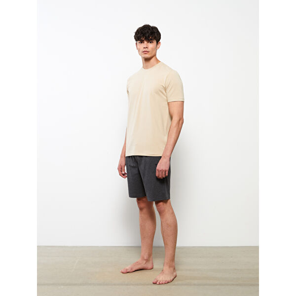 Slim Fit Erkek Pijama Alt Şort Slim Fit Erkek Pijama Alt Şort