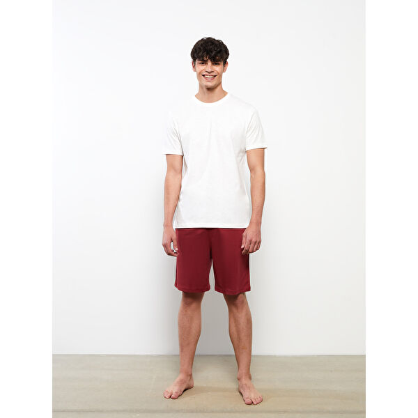 Slim Fit Erkek Pijama Alt Şort Slim Fit Erkek Pijama Alt Şort