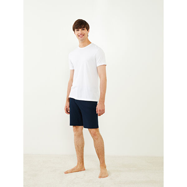 Slim Fit Erkek Pijama Alt Şort Slim Fit Erkek Pijama Alt Şort