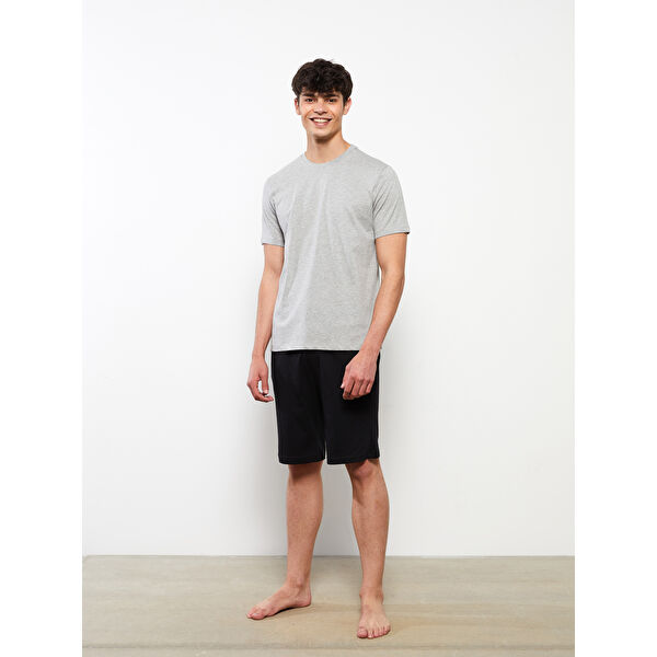 Slim Fit Erkek Pijama Alt Şort Slim Fit Erkek Pijama Alt Şort