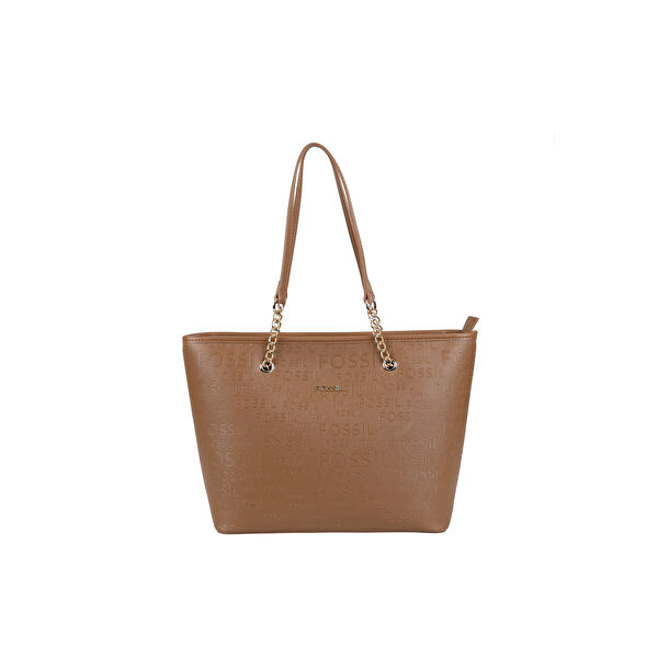 Fossil Desenli Kadın Omuz Çantası