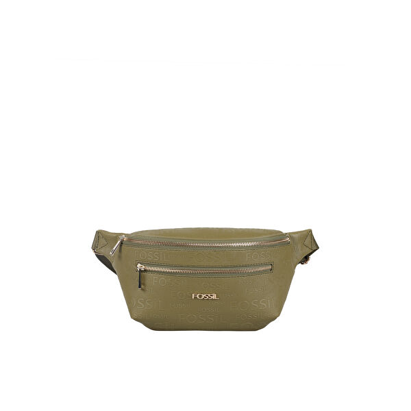 Fossil Baskılı Kadın Bel Çantası