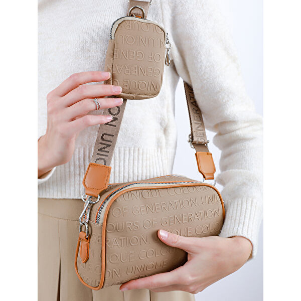 Madamra Cüzdan Aksesuarlı Kadın Omuz Çantası