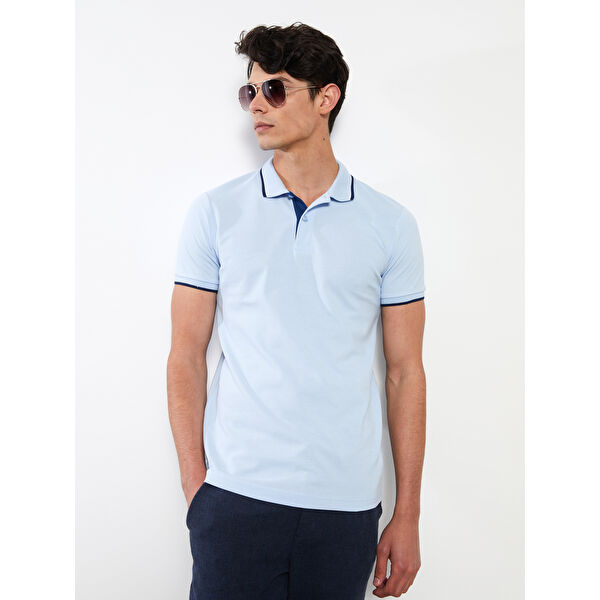 LCW BASIC Polo Yaka Kısa Kollu Pike Erkek Tişört