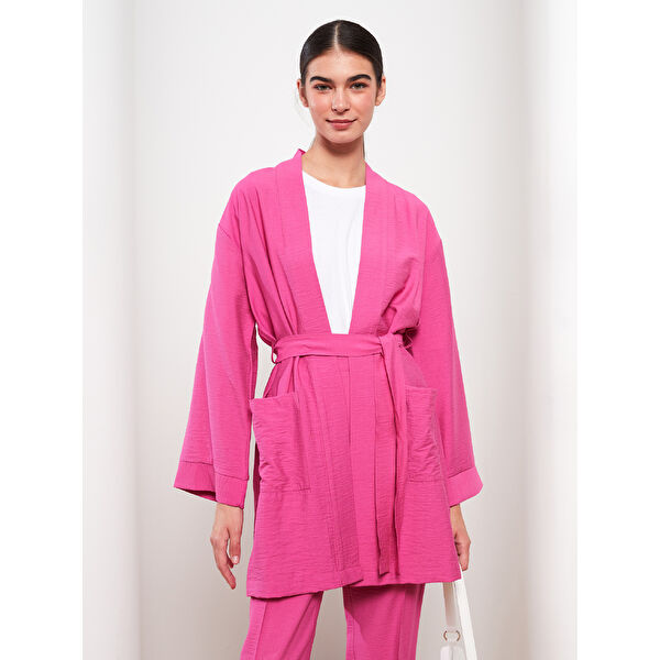 Şal Yaka Düz Uzun Kollu Kadın Kimono Şal Yaka Düz Uzun Kollu Kadın Kimono