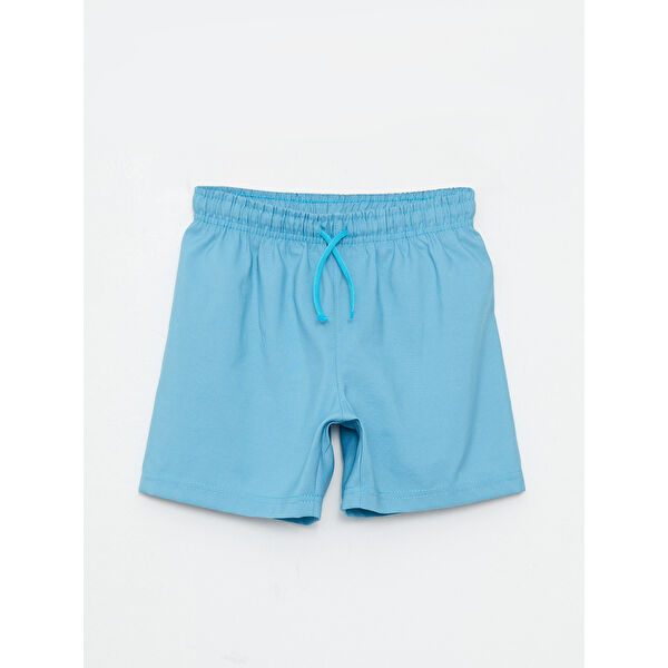 Beli Lastikli Basic Erkek Çocuk Deniz Şortu