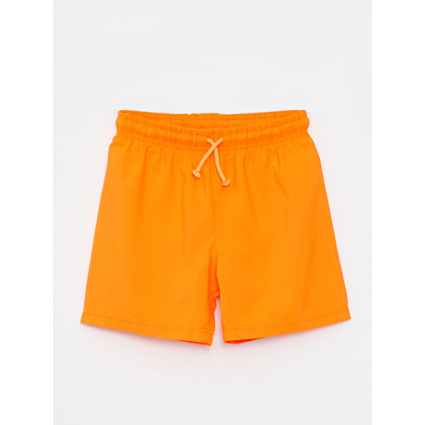 Beli Lastikli Basic Erkek Çocuk Deniz Şortu
