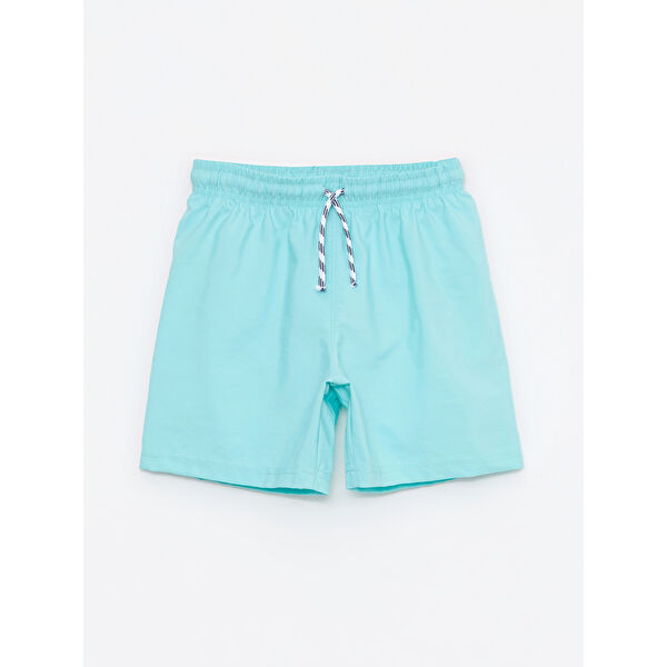 Beli Lastikli Basic Erkek Çocuk Deniz Şortu