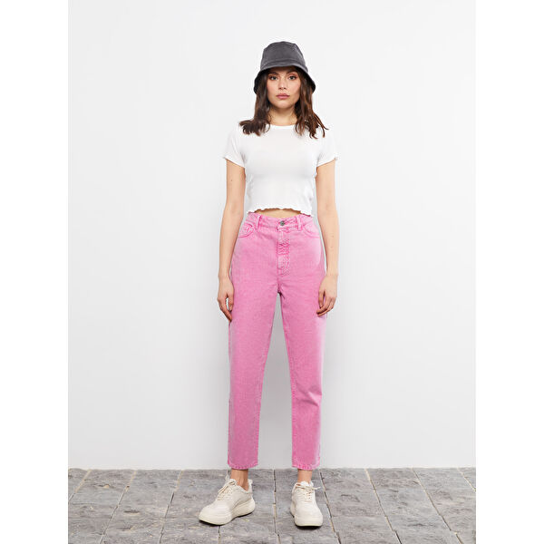 Busem Bisiklet Yaka Düz Kısa Kollu Crop Kadın Bluz