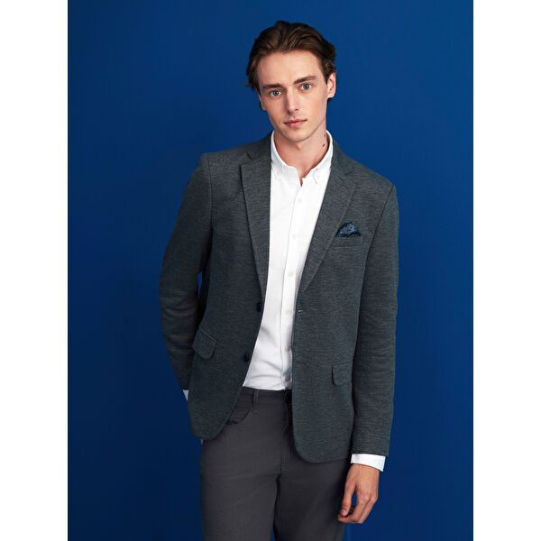 Dar Kalıp Erkek Blazer Ceket Dar Kalıp Erkek Blazer Ceket