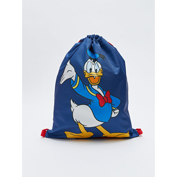 Donald Duck Lisanslı Büzgülü Erkek Çocuk Spor Çantası