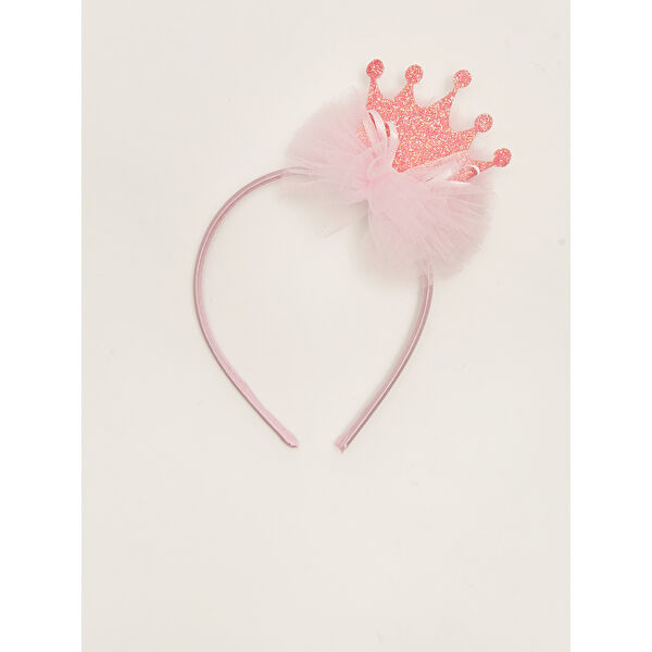 3D Aplikeli Kız Çocuk Taç