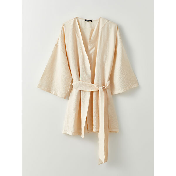 Şal Yaka Düz Kadın Kimono