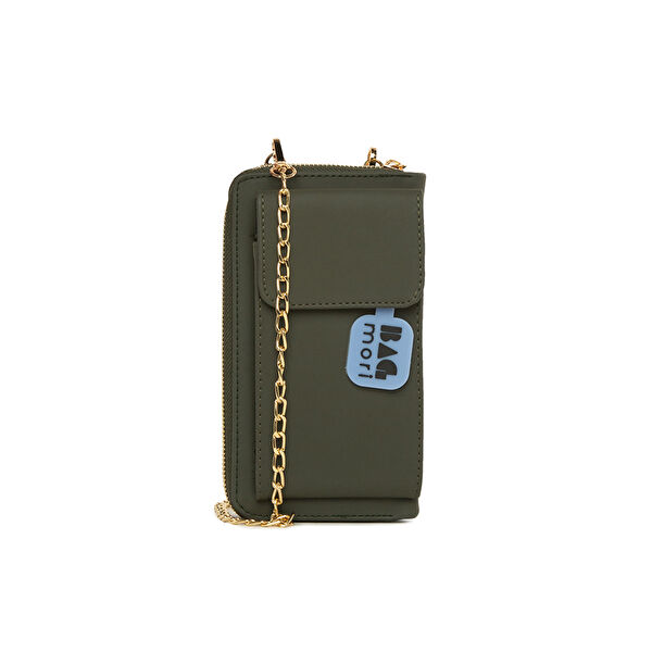 Bagmori Deri Görünümlü Kadın Telefon Çantası