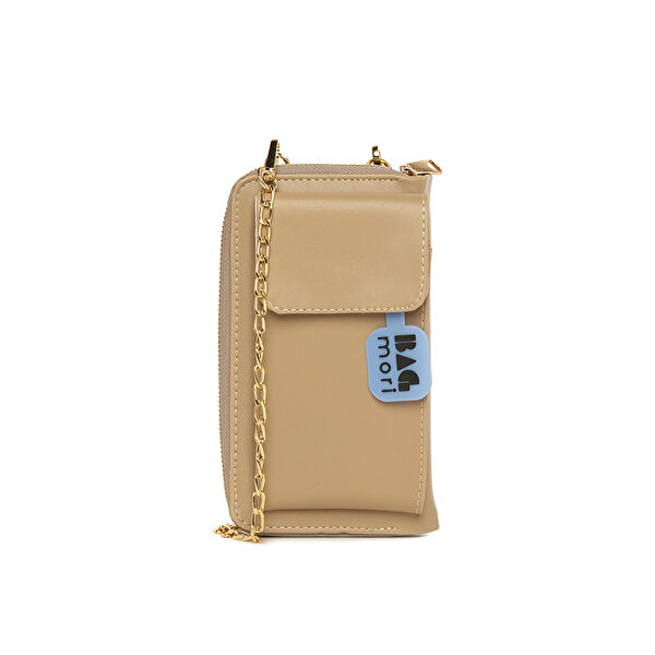 Bagmori Deri Görünümlü Kadın Telefon Çantası