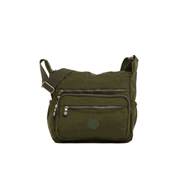 Bagmori Paraşüt Kumaş Çok Cepli Kadın Omuz Çantası