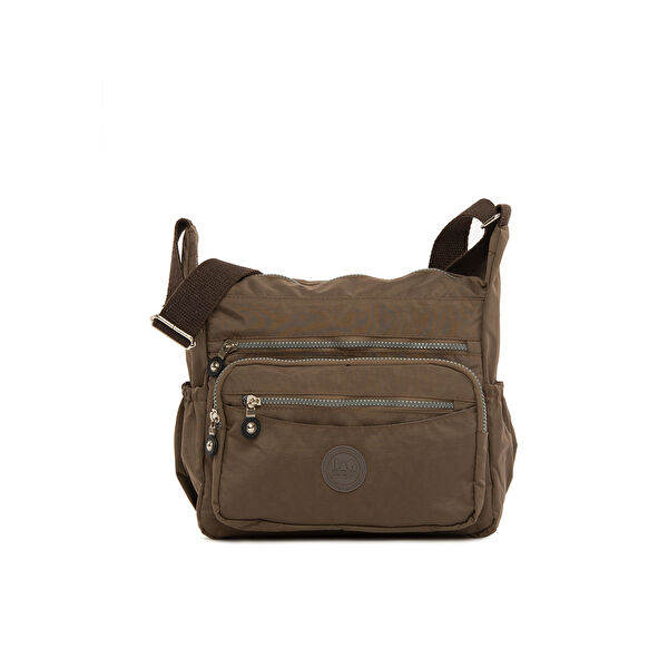 Bagmori Paraşüt Kumaş Çok Cepli Kadın Omuz Çantası