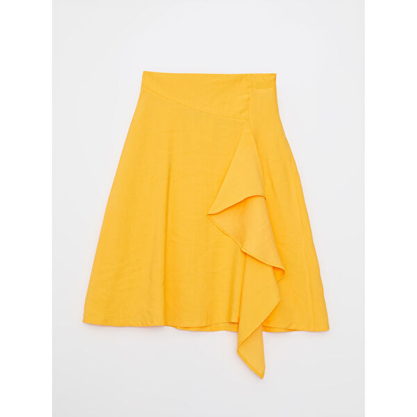 NATUVERA Standart Fit Düz Kadın Etek