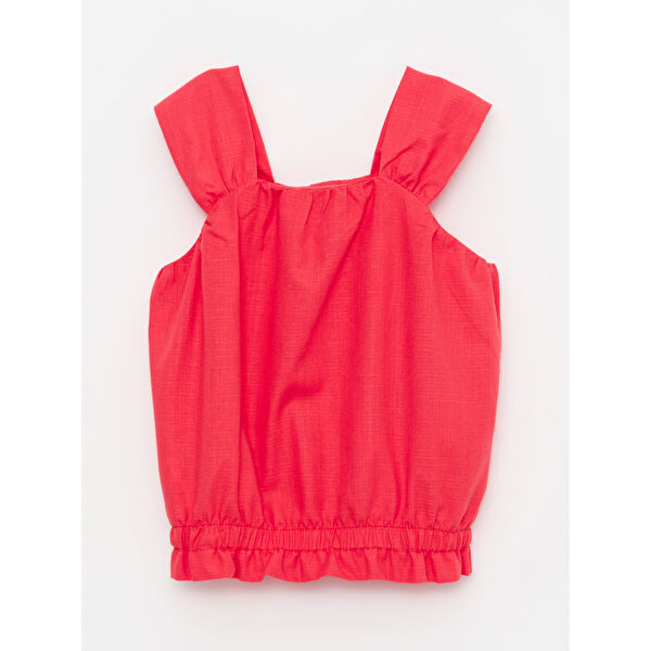 U Yaka Askılı Basic Pamuklu Kız Bebek Gömlek U Yaka Askılı Basic Pamuklu Kız Bebek Gömlek