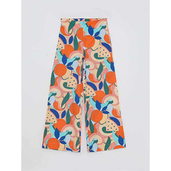 LCW LIMITED Standart Fit Desenli Poplin Kadın Pantolon LCW LIMITED Standart Fit Desenli Poplin Kadın Pantolon