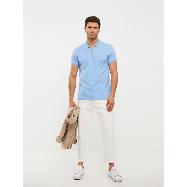 LCW BASIC Polo Yaka Kısa Kollu Pike Erkek Tişört