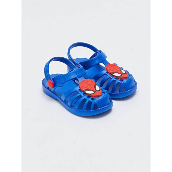Spiderman Lisanslı 3D Patchli Tokalı Erkek Bebek Plaj Sandaleti Spiderman Lisanslı 3D Patchli Tokalı Erkek Bebek Plaj Sandaleti