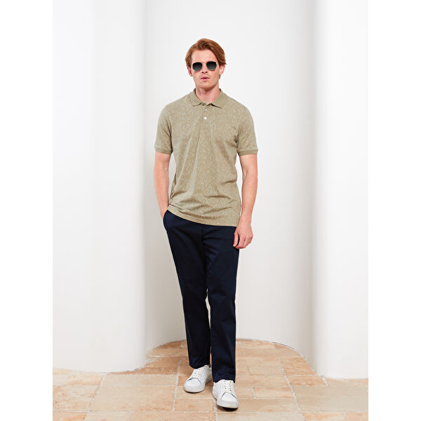 LCW CLASSIC Polo Yaka Kısa Kollu Desenli Pike Erkek Tişört LCW CLASSIC Polo Yaka Kısa Kollu Desenli Pike Erkek Tişört