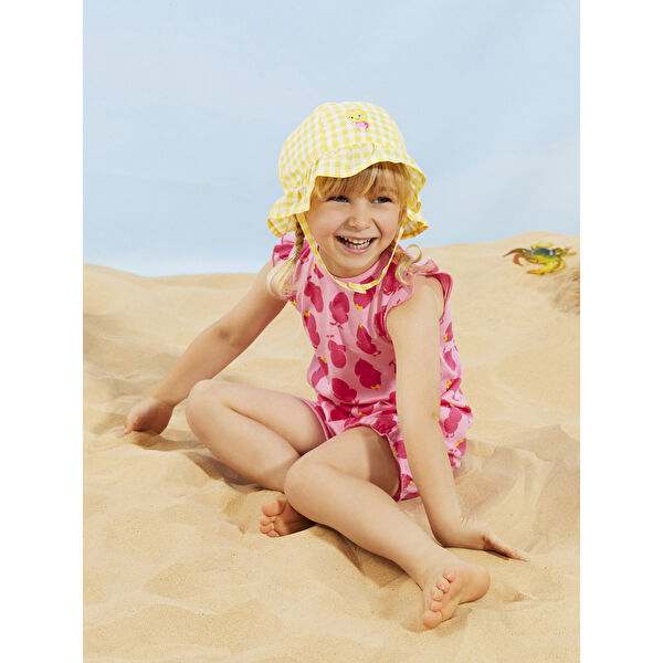 Dalin X LC Waikiki Baskılı Kız Bebek Şapka Dalin X LC Waikiki Baskılı Kız Bebek Şapka